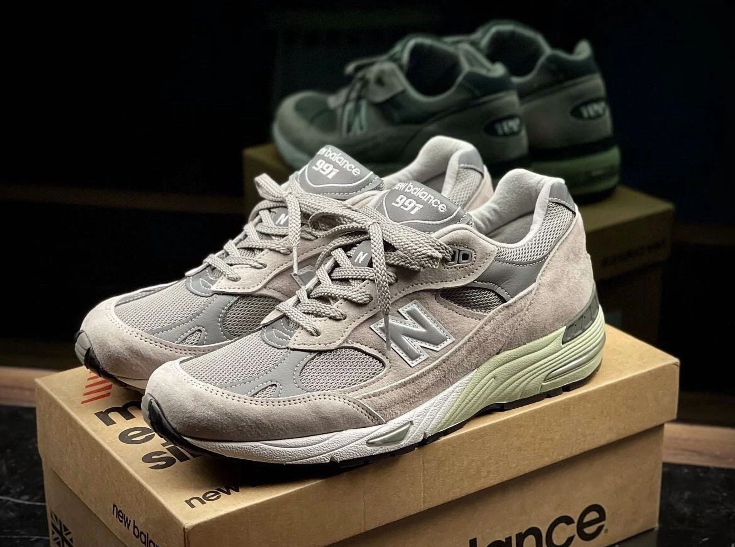 New Balance 991v1 Made In England Kith Grey Silver Men’s Size 11.5 ...
