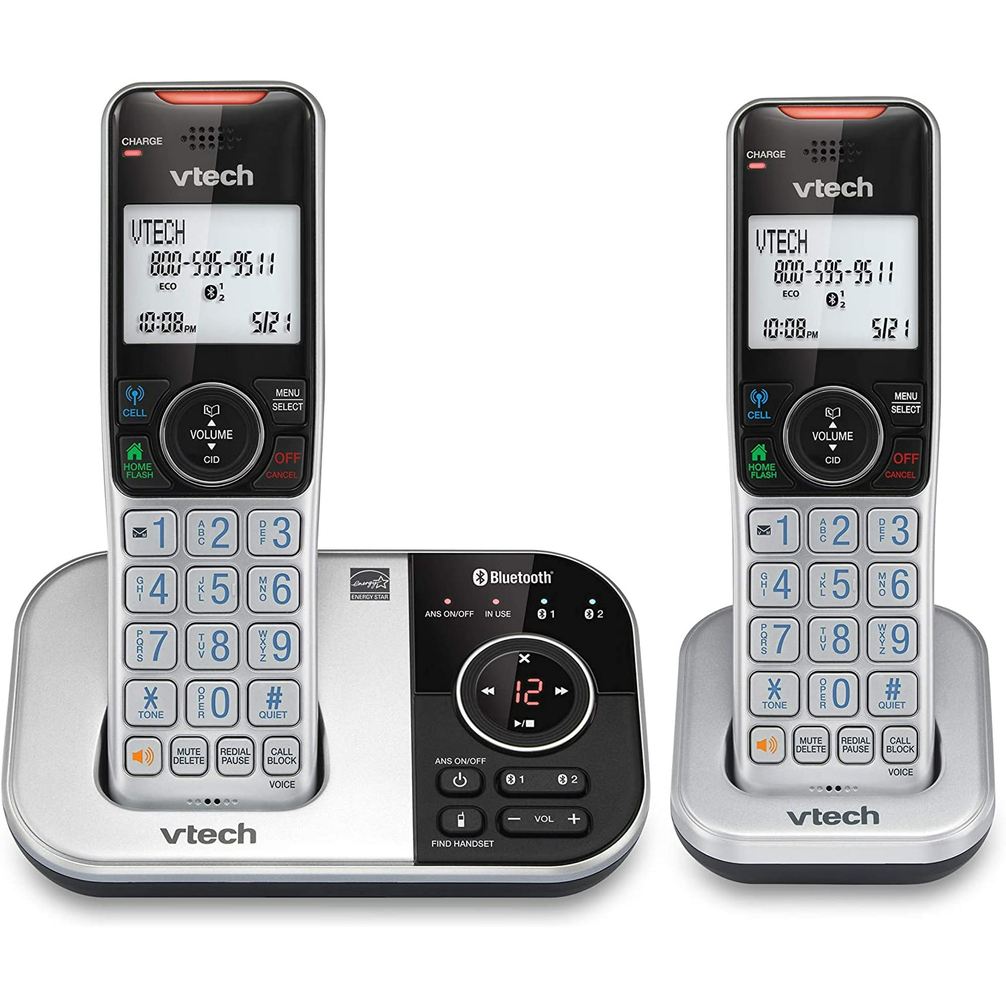 Click here for Vtech Vs112-2 Dect 6.0 Bluetooth 2 Handset Cordles... prices