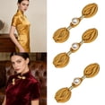 5Pcs Handwoven Pearls Cheongsam Knot Chinese Knot Button Fasteners for ...