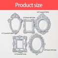 15PCS Small Antique Resin Picture Frame Miniature Jewelry Display Photo ...