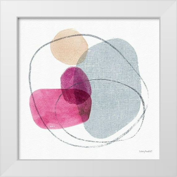 Audit, Lisa 15x15 White Modern Wood Framed Museum Art Print Titled - Think Pink 08A - Walmart.com