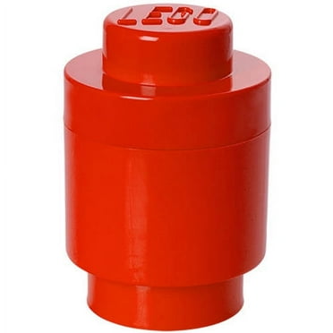 LEGO Round Storage Brick Toy Box, Bright Red - Walmart.com