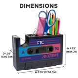 FTC Cassette Tape Dispenser Office Supply Holder Mix Tape, Manual Tape ...