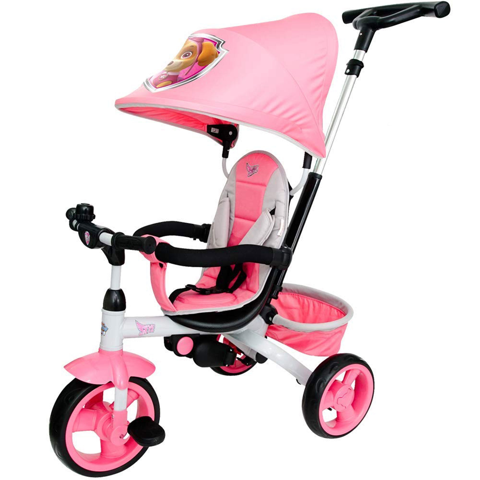KidsEmbrace Nickelodeon Paw Patrol Skye 4 in 1 Push and Ride Tricycle Walmart
