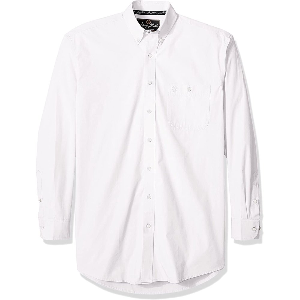 Wrangler - Men's George Strait White Long Sleeve Shirt - Mgs268w ...