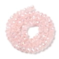 Baking Electroplate Glass Beads Strands AB Color Faceted Rondelle ...
