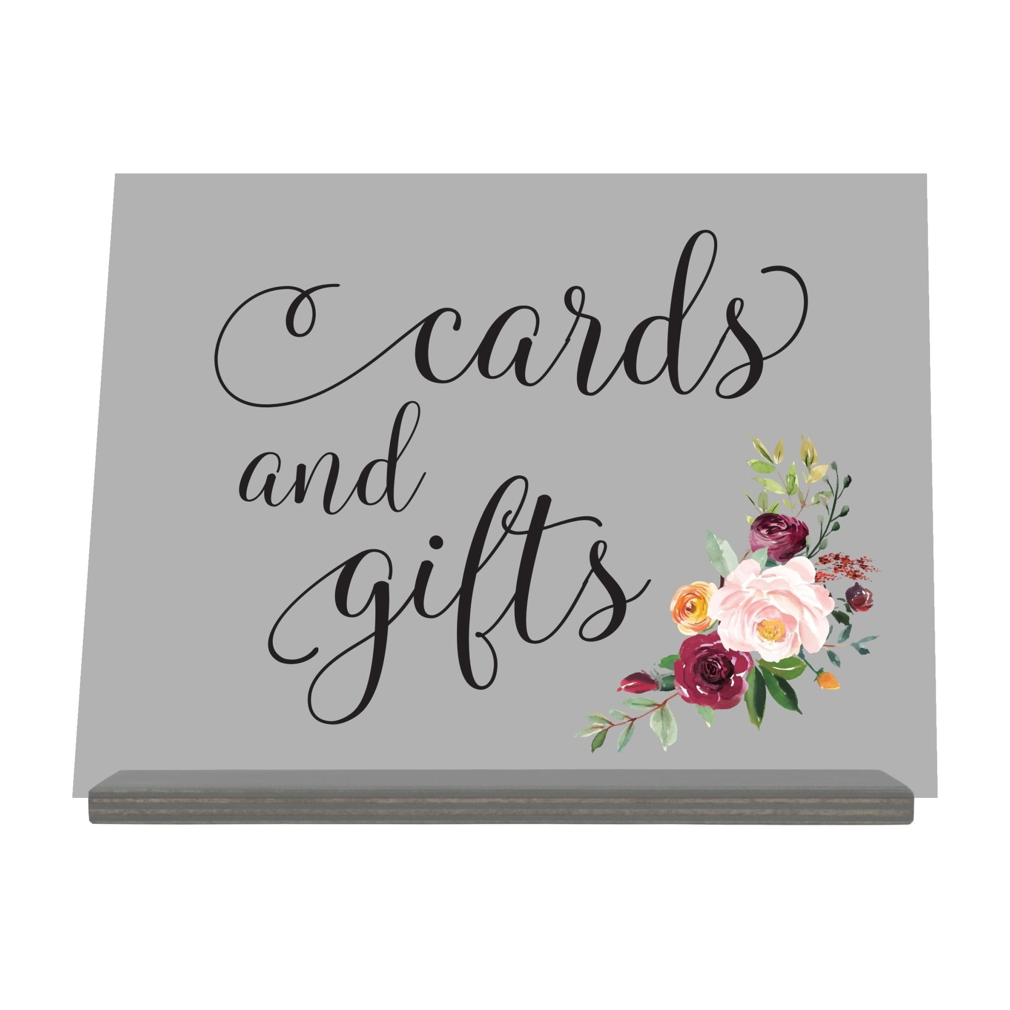 Acrylic Wedding Sign For Ceremony and Reception - Cards and Gifts ...