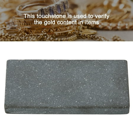 TOPINCN Jewelry Touchstone, Gold Test Stone,Practical Jewelry Gold ...