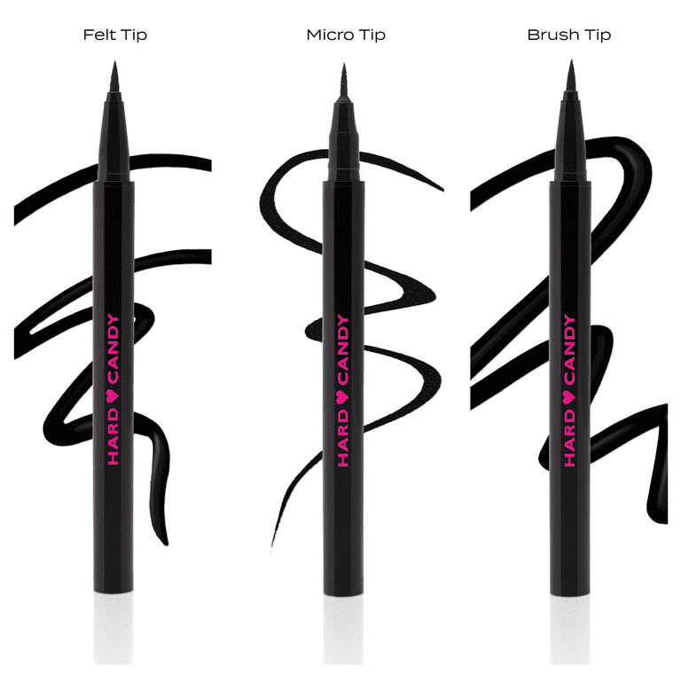 Hard Candy Party Lines Super Fine Tip Liner Liquid Eyeliner Waterproof Little Black Dress Black Walmart