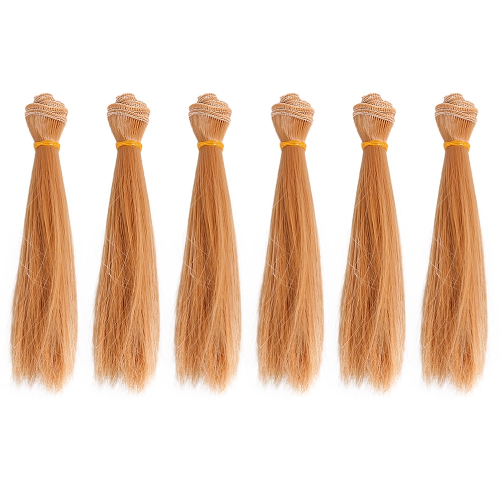 Pelucas de muñecas de 6 piezas de muñeca Peluces de extensiones ...