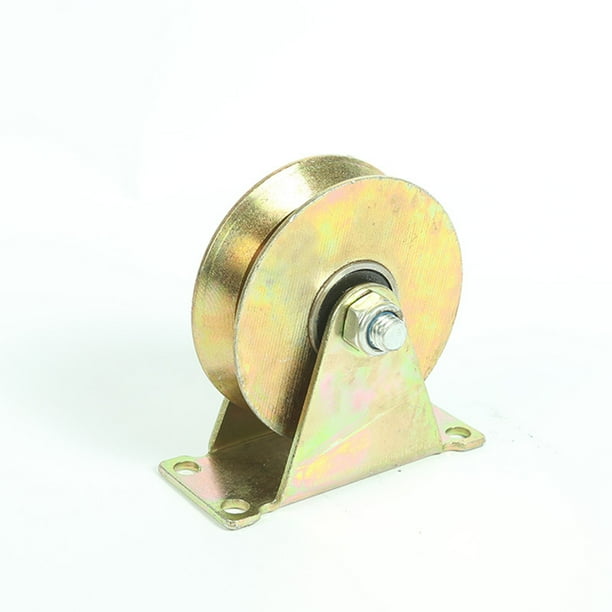 Rueda con ranura en V de 2", ruedas para puerta corrediza, rodillo ...