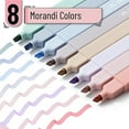 Mr. Pen- 8 pcs Aesthetic Highlighters, Chisel Tip, Morandi Colors, No Bleed, Smear-Free ...