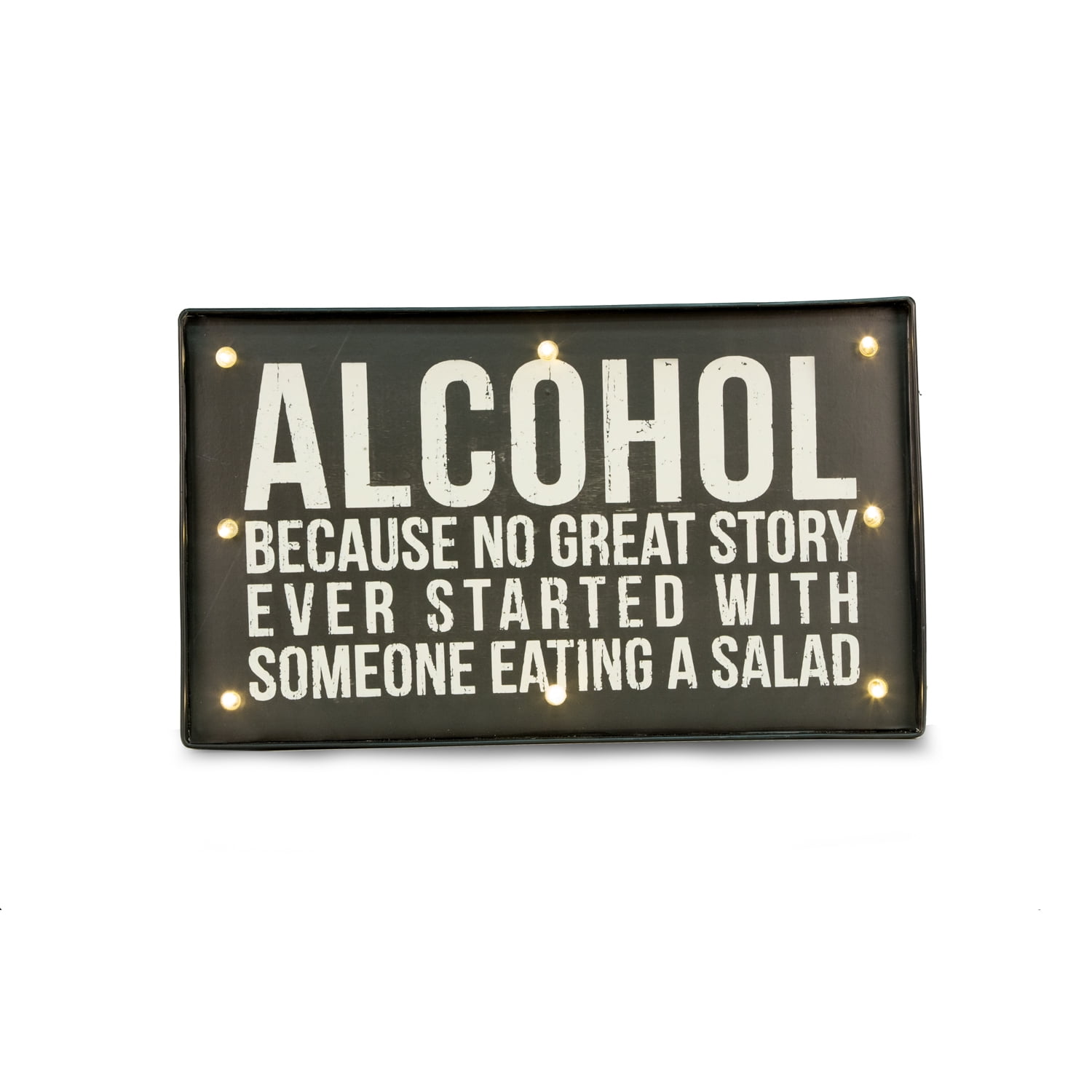 Alcohol.... Sign, LED Lighted, Wall Mountable. - Walmart.com