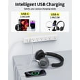 10 Ft Power Strip Surge Protector - 7 Outlets 4 USB Ports (2 C) Ultra ...