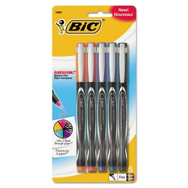 BIC Intensity 2-in-1 Dual Tip Fineliner Pens, Fine Tip and Flexible ...