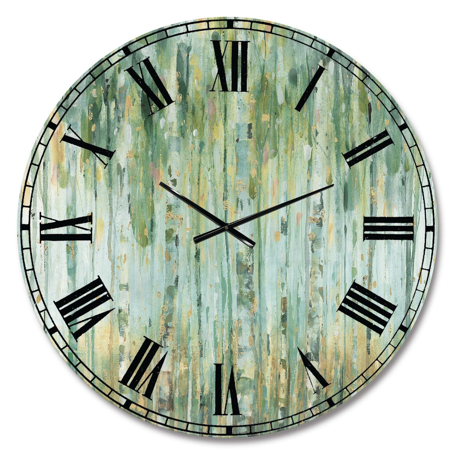 Designart 'The birch Forest II' Traditional wall clock - Walmart.ca