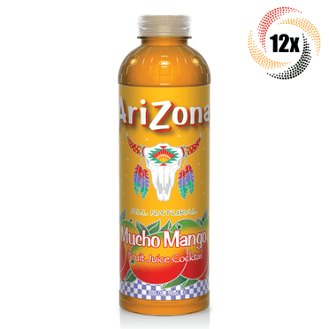 Arizona Mucho Mango Fruit Drink Big Can, Case Size, 23 Fl Oz (Pack of ...