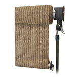 Keystone Fabrics Outdoor Roller Patio Sun Shade 4ft Wide (Brown ...
