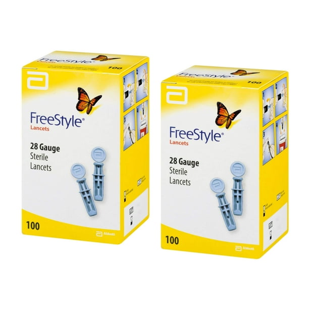 Lancets TheraSense Freestyle Sterile calibre 28 — 200 unidades ...