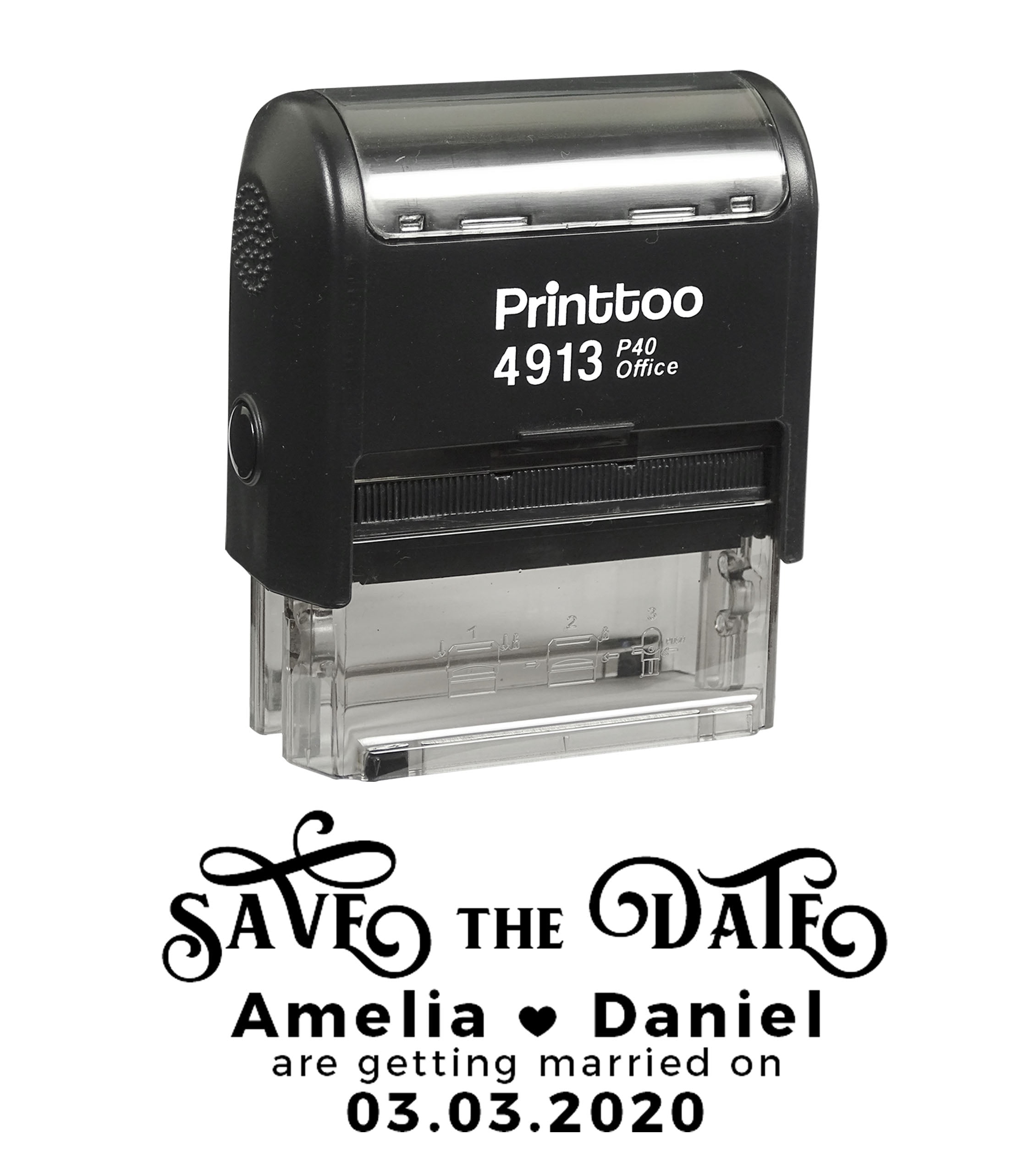 Personalized Self Inking Signature Stamp Personalized Logo Stamper ...