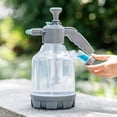 CaraMart 3L Heavy Duty Pressure Spray Bottle Transparent Watering Can ...