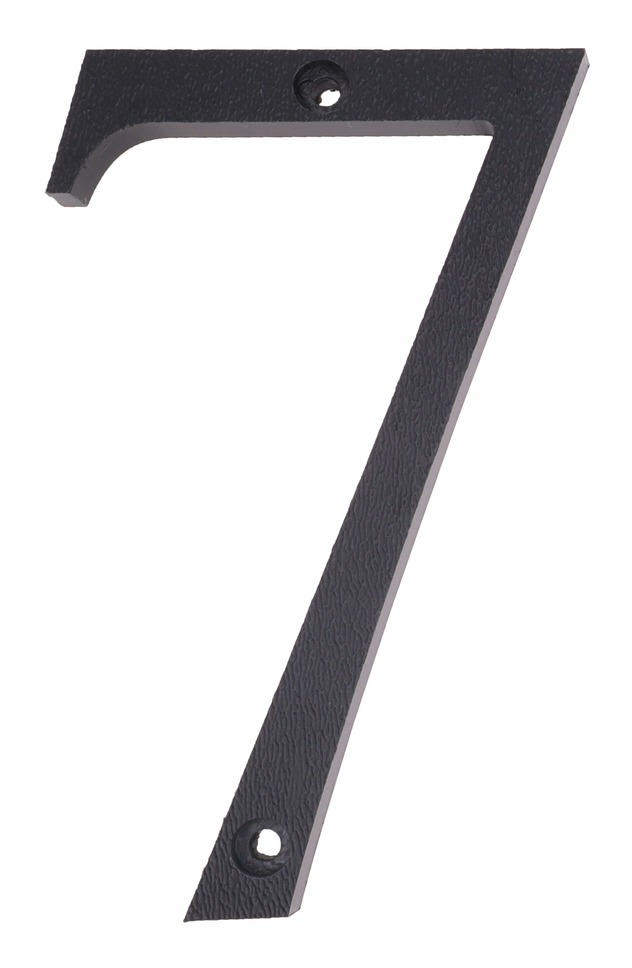 Pearl Sign Co. Black 8" Floating House Number 7, Roman Style - Walmart.com