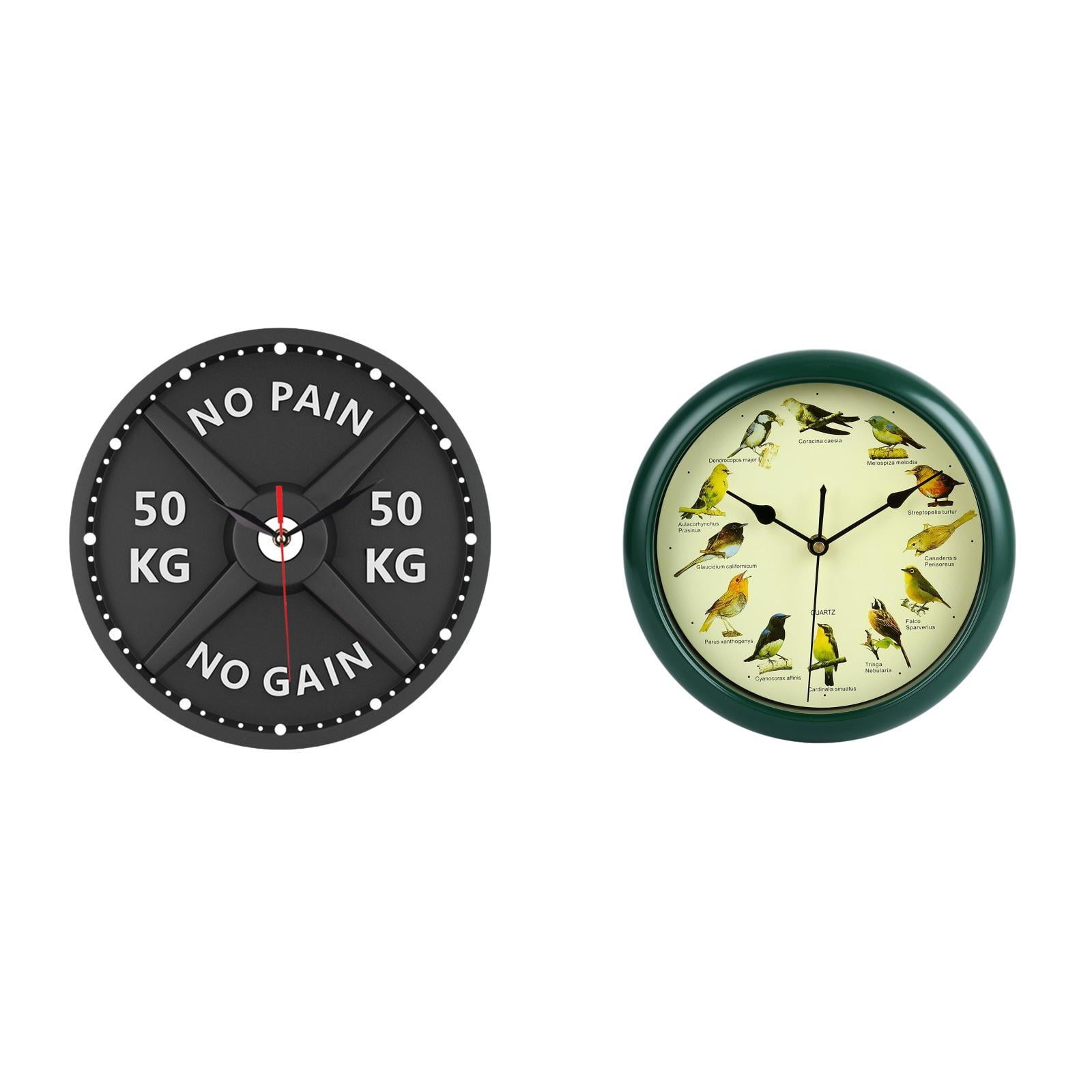 Reloj Gym de Pared Moderno con Imagen de Pájaros Silvestres Acrílico ...