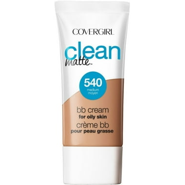 2 Pack - CoverGirl Clean Matte BB Cream Medium 540 For Oily Skin 1 oz ...