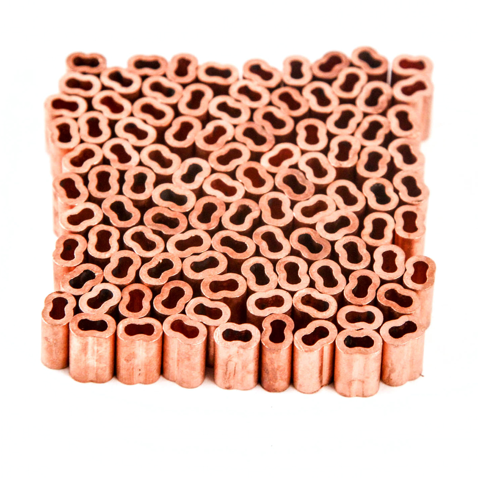 Red Hound Auto 1/16 Inches Copper Wire Rope and Cable Line End Double ...