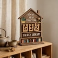 Wooden Book Counter Promoting Green Reading Habits Simple Operations ...