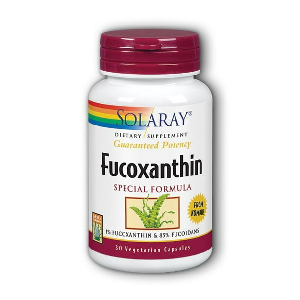 Fucoxanthin Solaray 30 VCaps - Walmart.com - Walmart.com