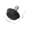 COMPUKAS 100Pcs Adjustable Furniture Levelers Screw in Rubber Feet Pads ...