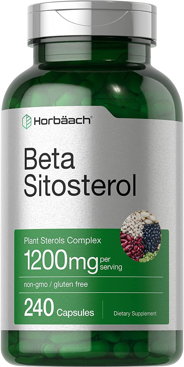 Beta Sitosterol 1200mg | 240 Capsules | Mega Strength | by Horbaach ...