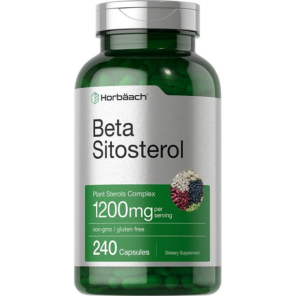 Beta Sitosterol 1200mg | 240 Capsules | Mega Strength | by Horbaach ...