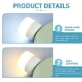 10 Pcs USB Night Light Rechargeable Wall Portable Bulb Small Nursery ...