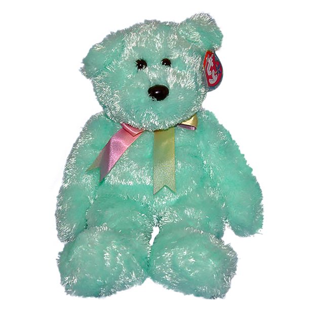 Ty Buddy: Sherbet the Green Bear | Stuffed Animal | MWMT's - Walmart.com