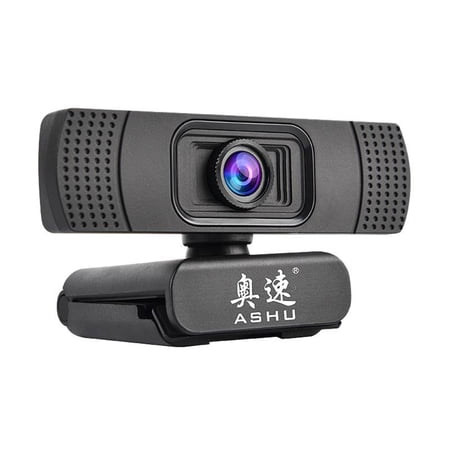 ASHU Webcam 1080P USB 2.0 Digital Camera with Microphone Clip-on Full ...