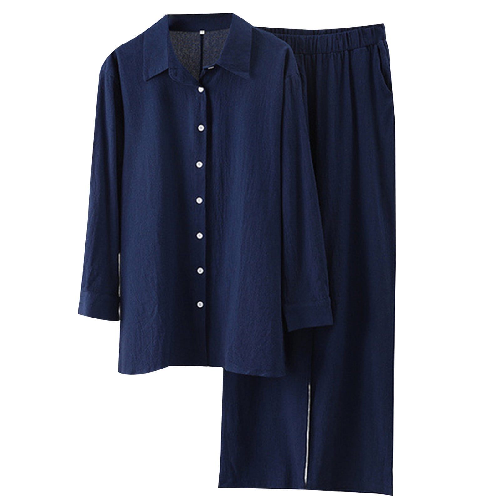 Click here for Pisexur Casual 2 Piece Outfit For Women - Linen Lo... prices