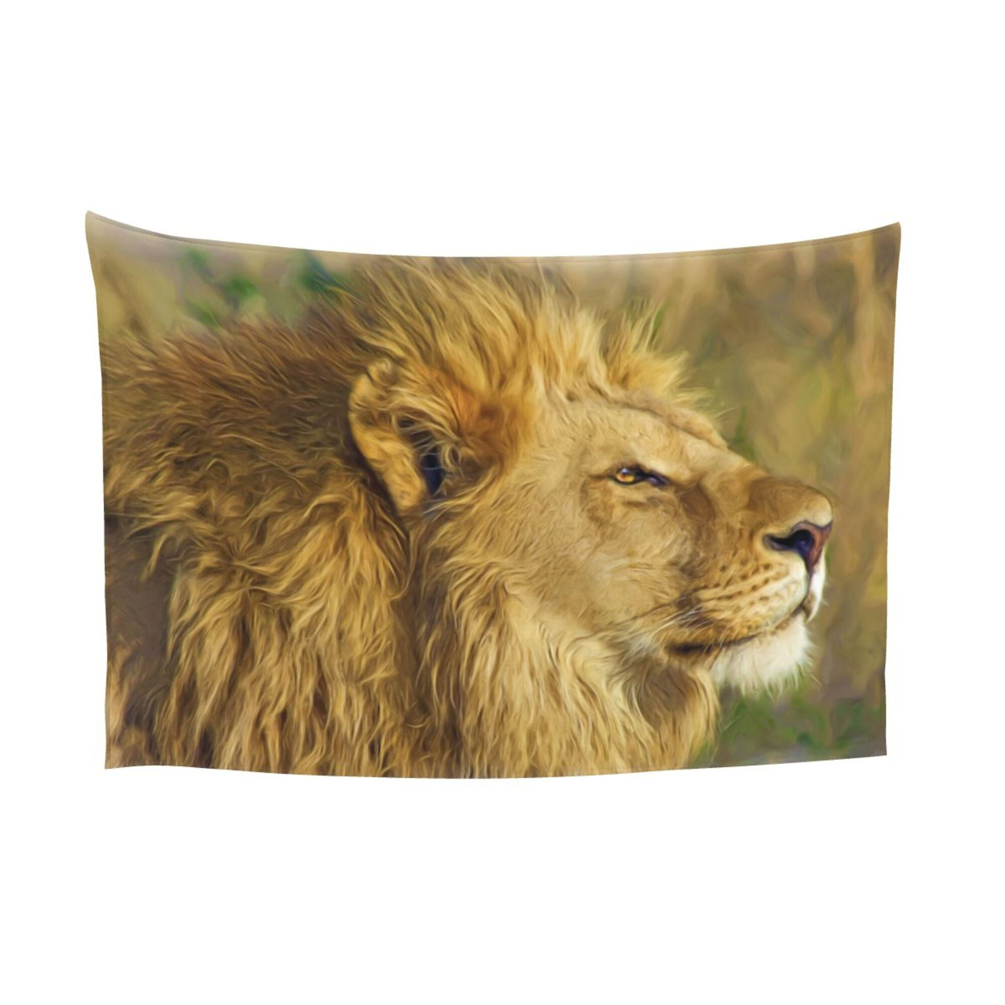 ZICANCN Funny Tapestry for Bedroom Aesthetic,Painting Lion Mane Pattern ...
