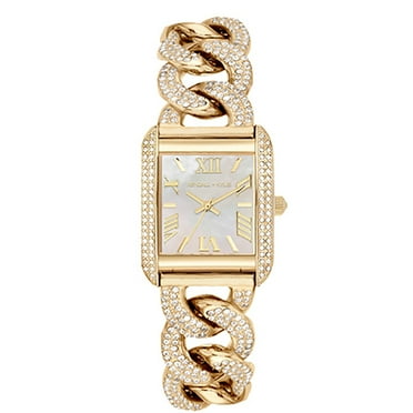 Kendall + Kylie Adult Ladies Bling Dial Silver Analog Watch Set ...