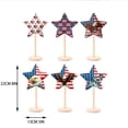 6PCS Independence Day Padded Decor Set, Patriotic Table Desk Ornament ...