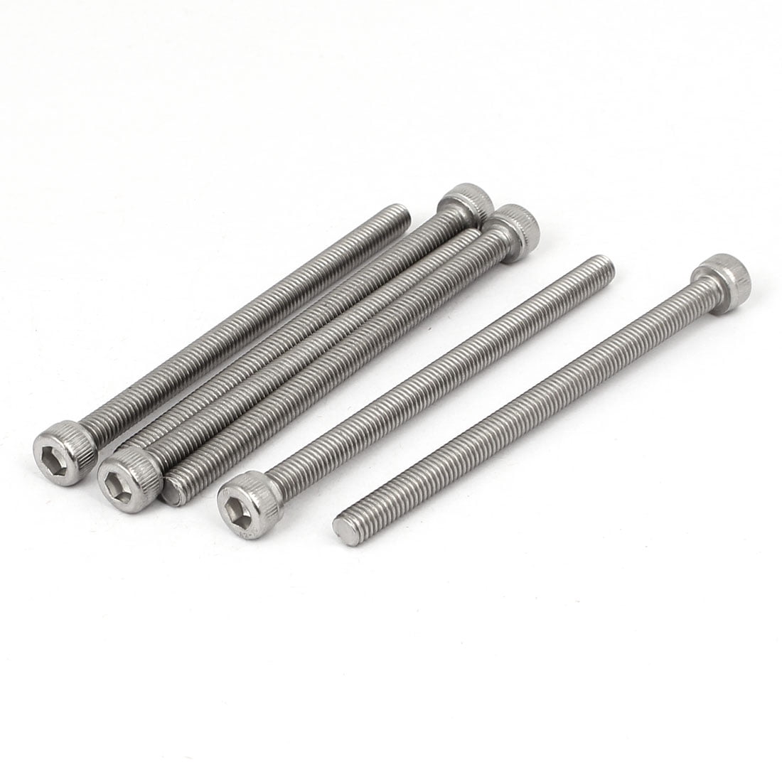 M6 x 90mm Thread 304 Stainless Steel Hex Socket Head Cap Screw Bolt ...