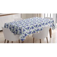 Ambesonne Dragonfly Tablecloth Rectangular Table Cover, Insects Nature ...