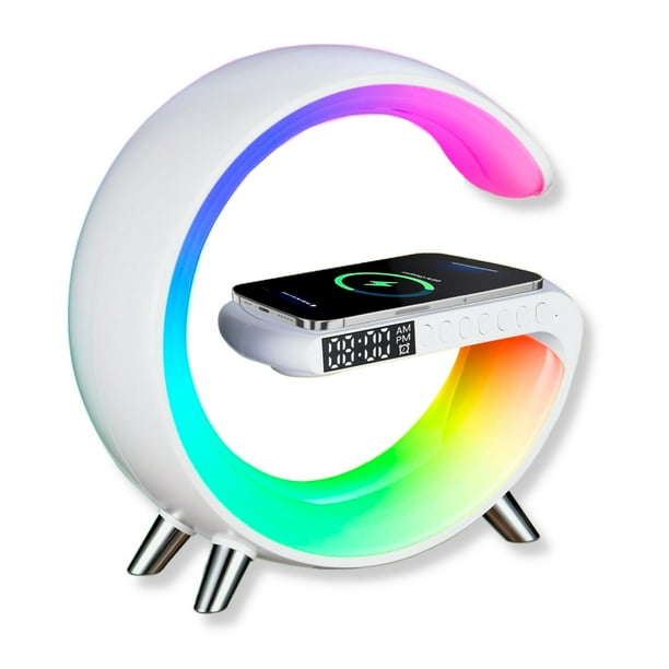 Lámpara LED RGB Smart con Cargador Inalámbrico en Forma de G - ¡Tu ...