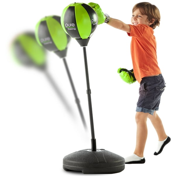 Pure Boxing Punch and Play Punching Bag for Kids - Green - Walmart.com