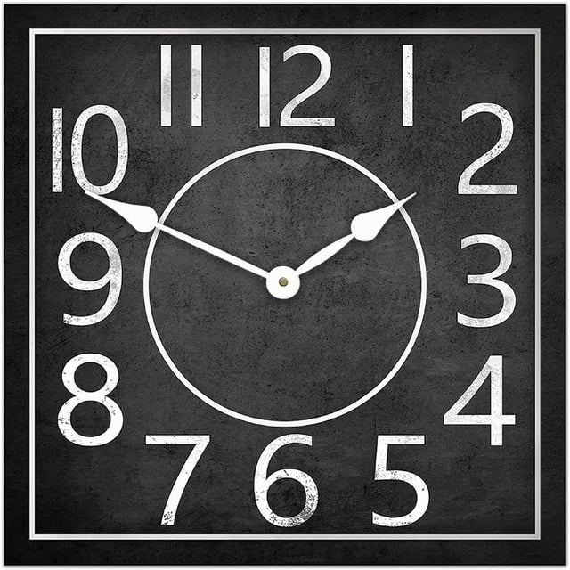 Modern Square Wall Clock | Beautiful Color, Silent Mechanism, Made in ...