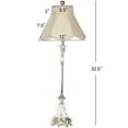 SAFAVIEH Arianna 32 in. Champagne Resin Table Lamp w/Cream Polyester Shade, Set of 2 - Walmart.com