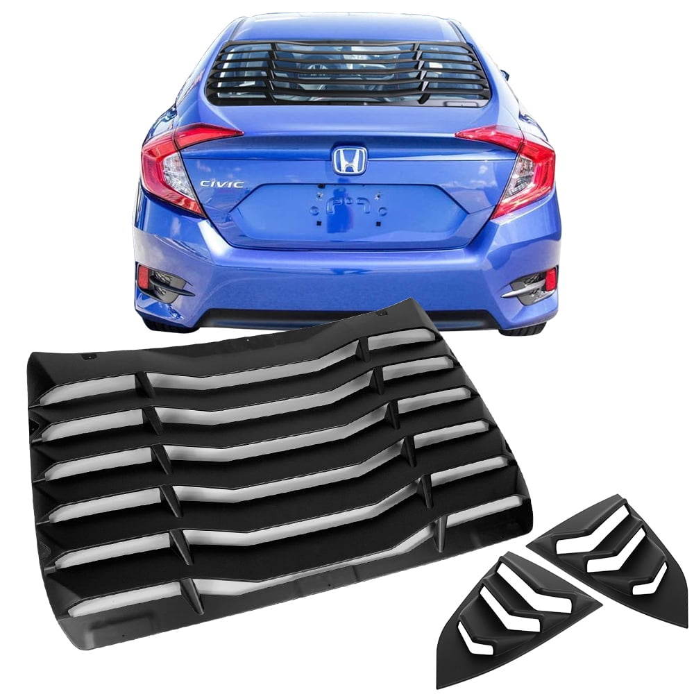 Ikon Motorsports Compatible with 16-21 Honda Civic Sedan IKON Style ...