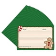 Current, Gingerbread Man Christmas Recipe Cards, 4 x 6, Set of 48 ...