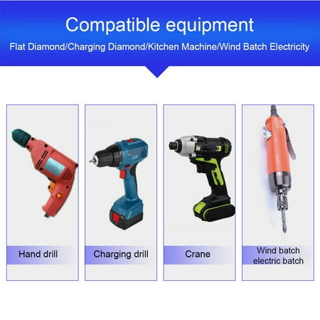 5 Pieces Nut Driver Household Workshop Woodworking Hex Shank Bits for ...